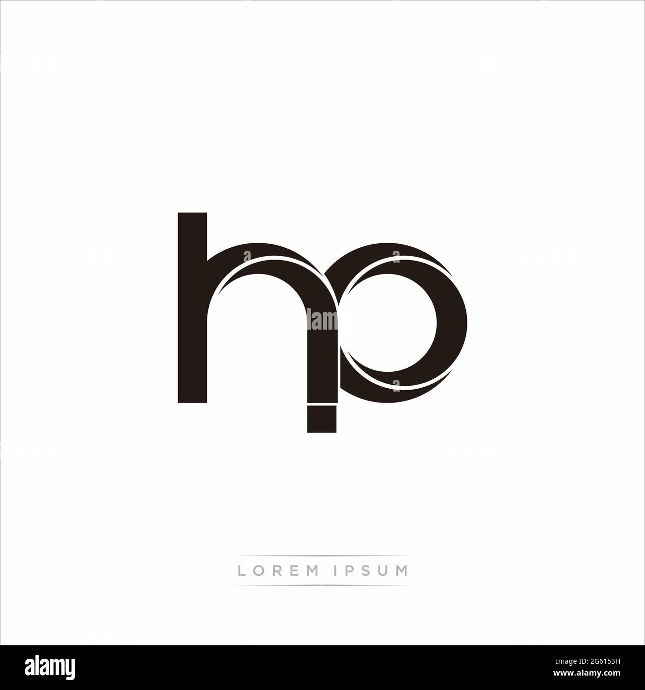 Letter logo design linked Stock Vector Images - Alamy