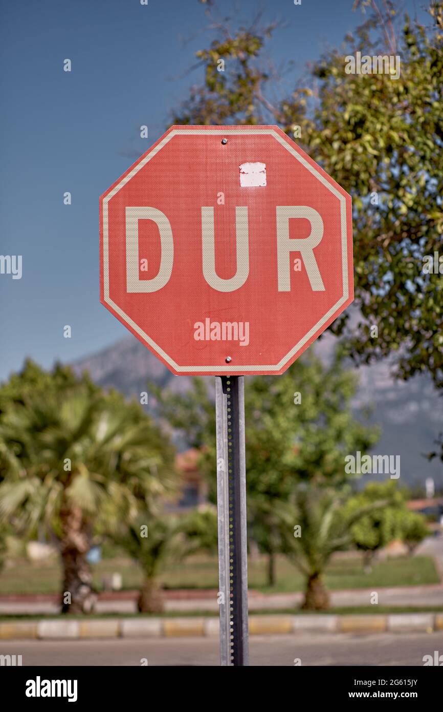 Turkey dur stop hi-res stock photography and images - Alamy