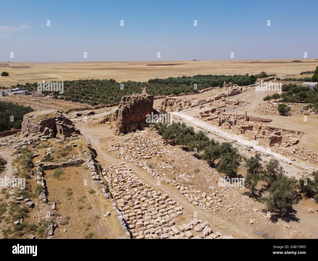 Ruins of Dara Ancient city, East Roman fortress city in northern ...