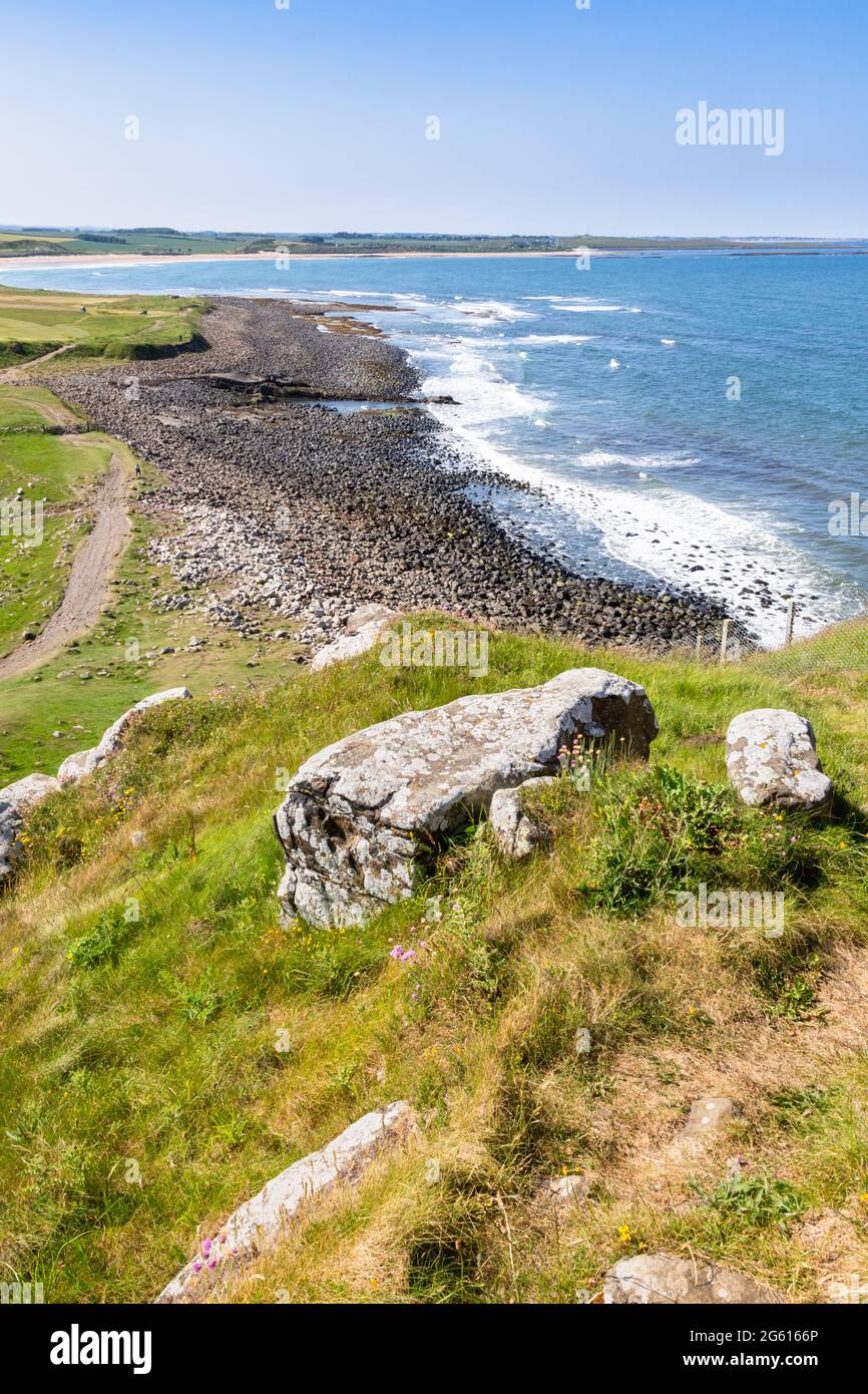 Northumberland coast uk summer hi-res stock photography and images - Alamy