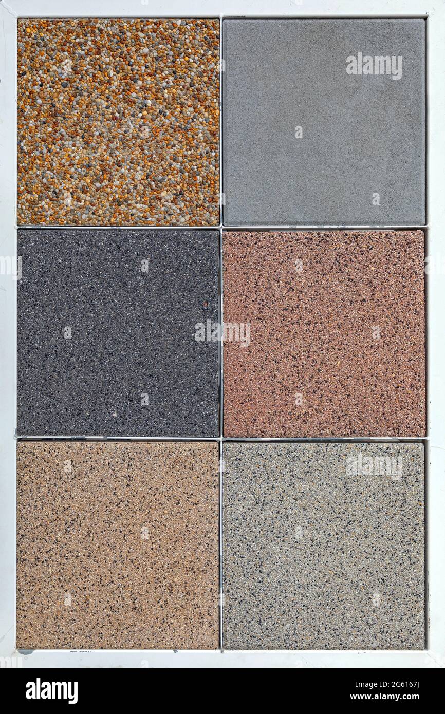 Various Colour and Texture for Outdoor Garden Tiles Structure Stock ...