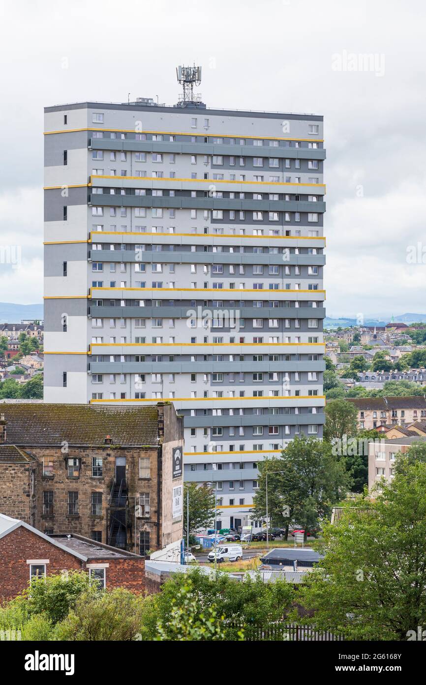 High rise flats in glasgow hi-res stock photography and images - Alamy