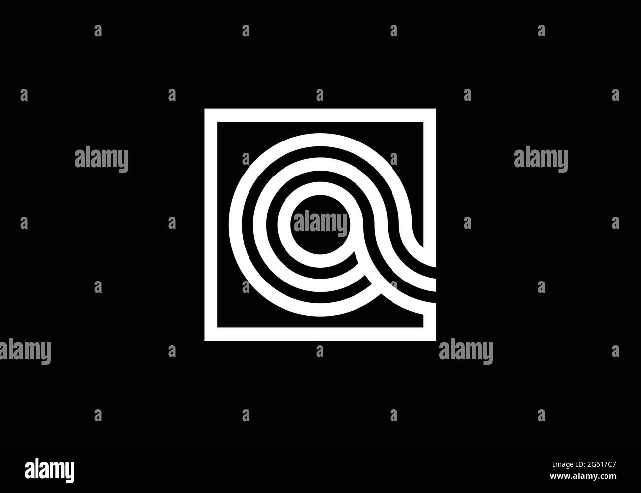 Capital Lines Letter Q. Creative Line Letters Design, Graphic Alphabet ...