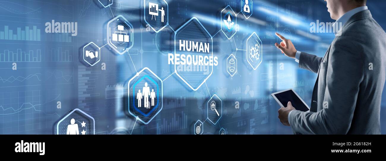 Modern Human Resources Hiring Job Occupation Concept. Business ...