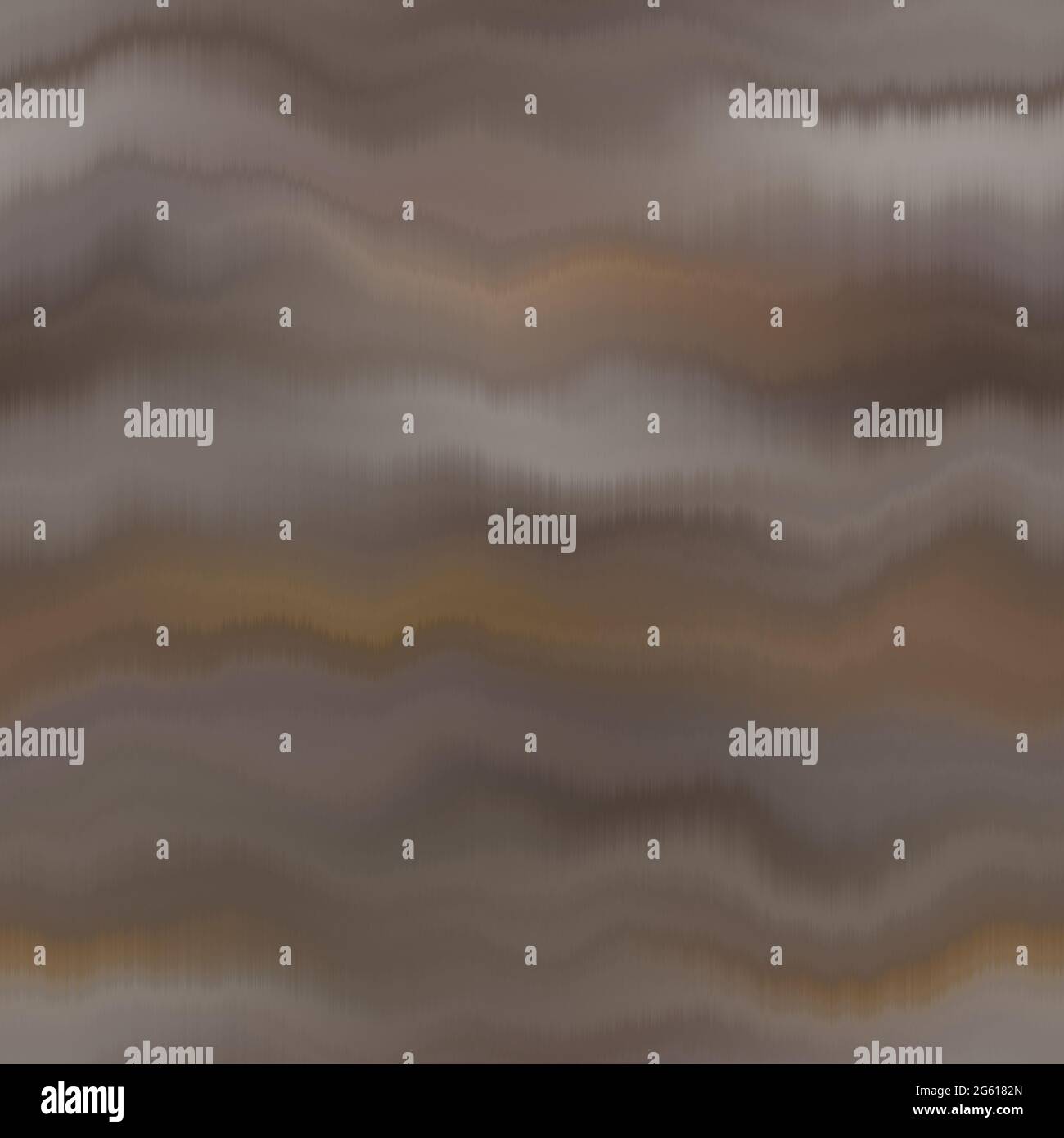 Seamless striped brown gradient pattern swatch. Soft blurry dyed wave ...