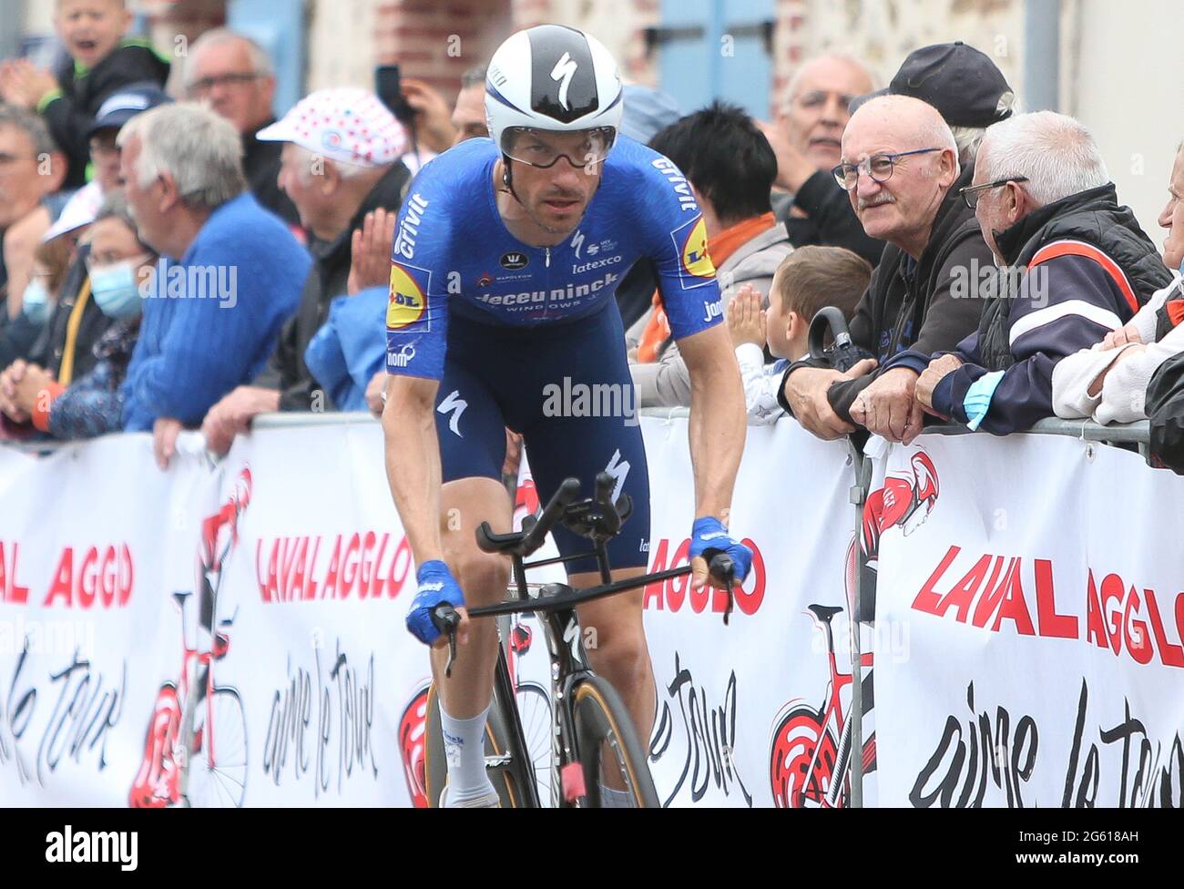 DRIES DEVENYNS of DECEUNINCK - QUICK - STEP during the Tour de France ...