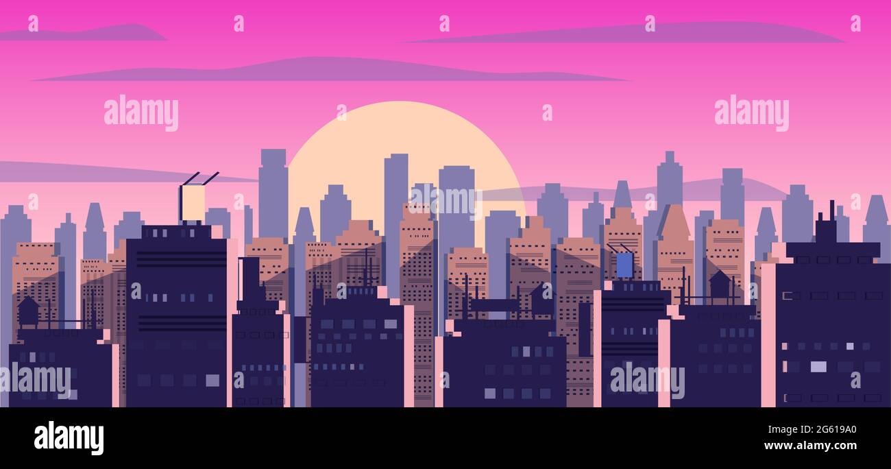 City Wallpaper Vector
