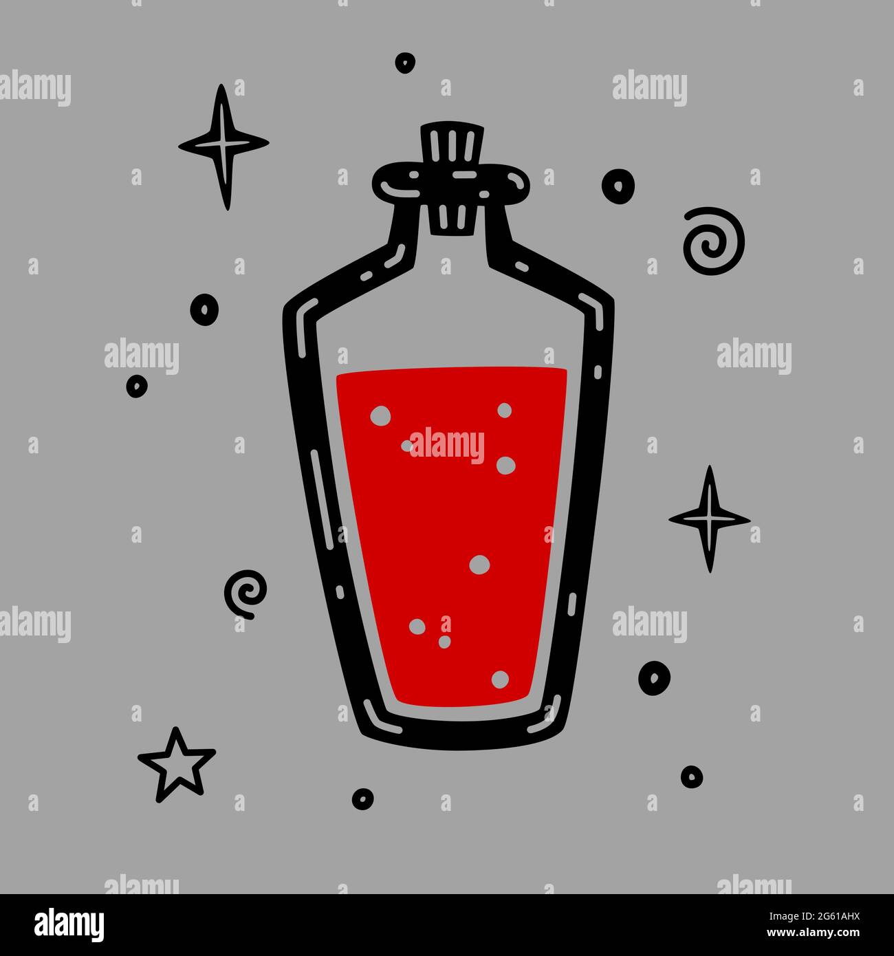 Cartoon vial poison hi-res stock photography and images - Alamy