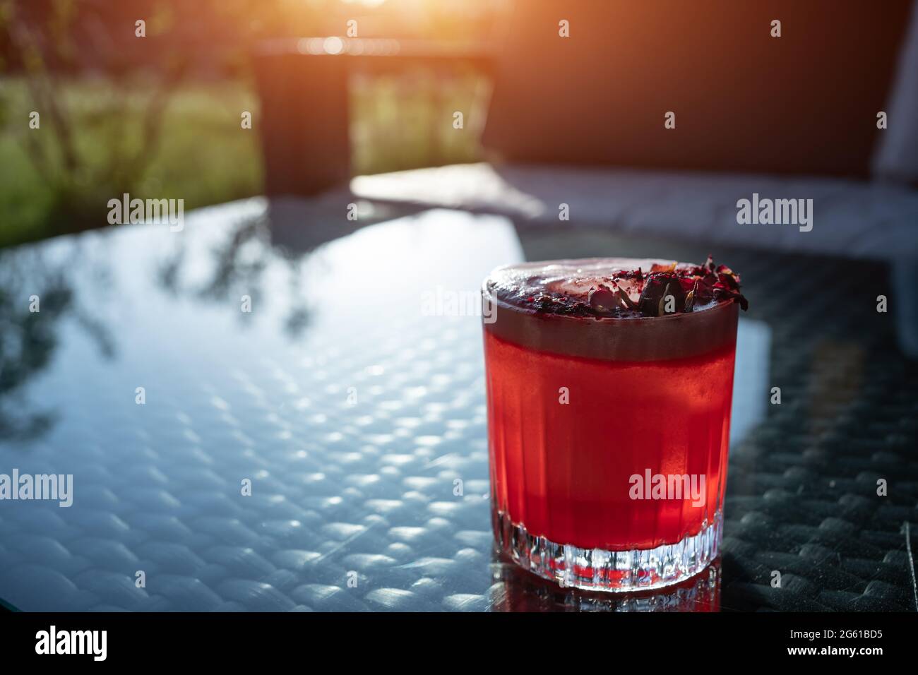 Rose syrup cocktail hi-res stock photography and images - Alamy