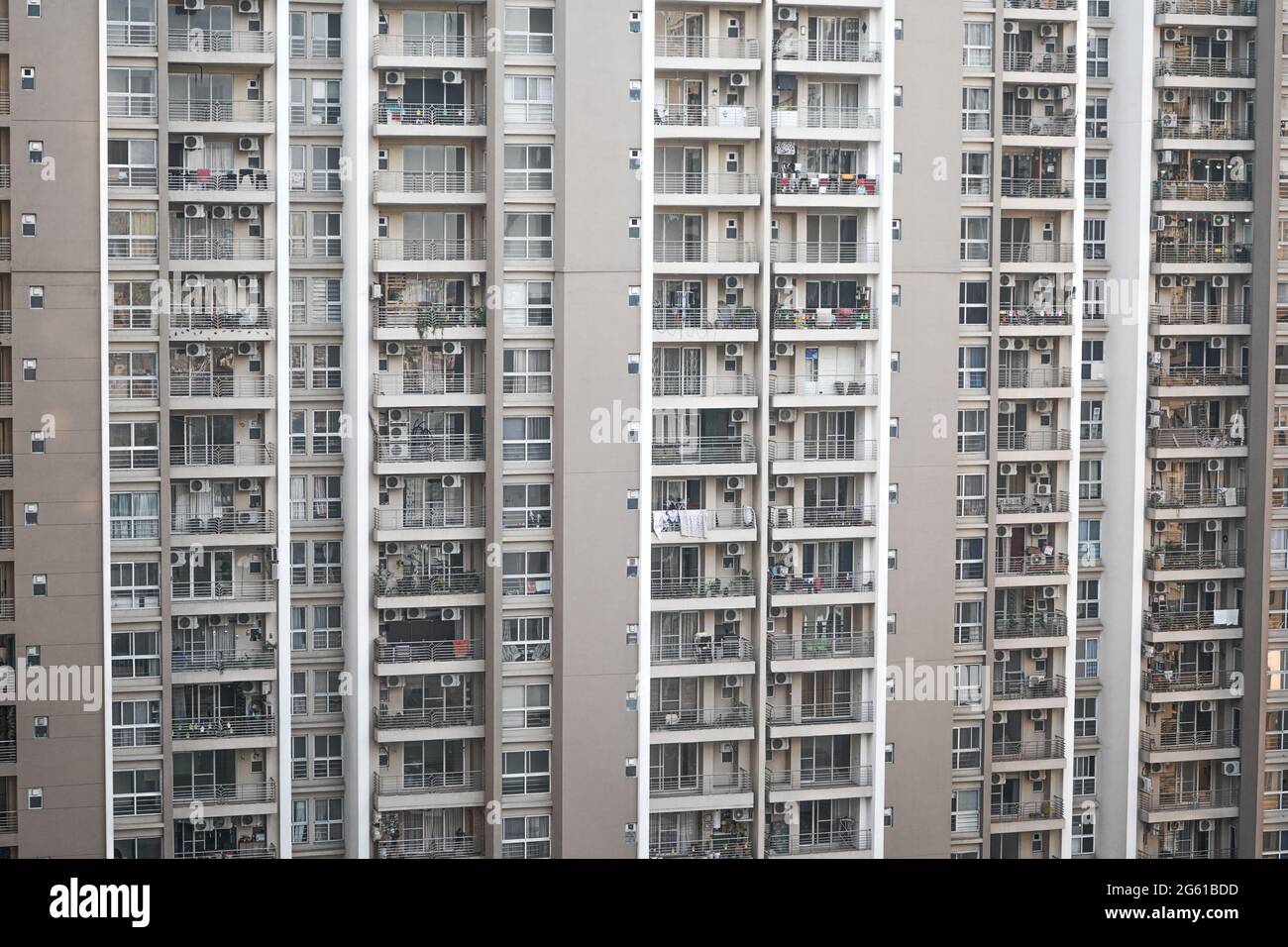Scenic view of residential buildings in Noida, India Stock Photo - Alamy