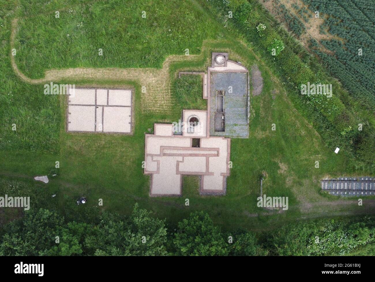 Swannington, Leicestershire, UK. 1st July 2021. An aerial view of the ...