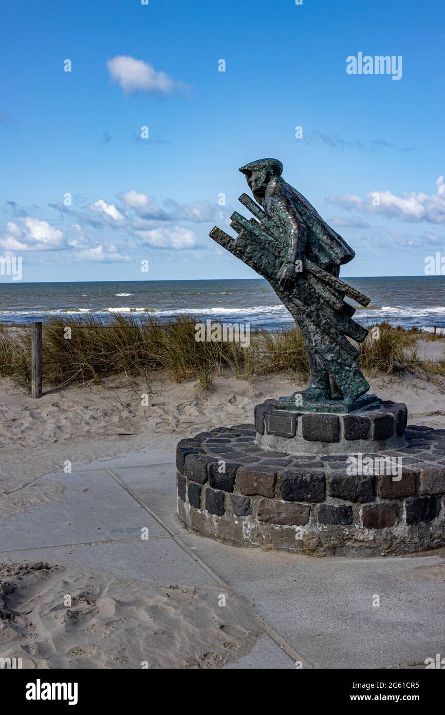 Camperduin, North Holland, Netherlands. April 12th. 2021. Camperduin ...
