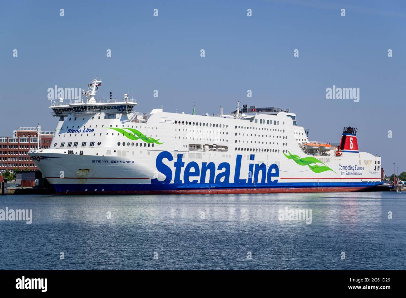 Stena Line ferry STENA GERMANICA in the port of Kiel Stock Photo - Alamy