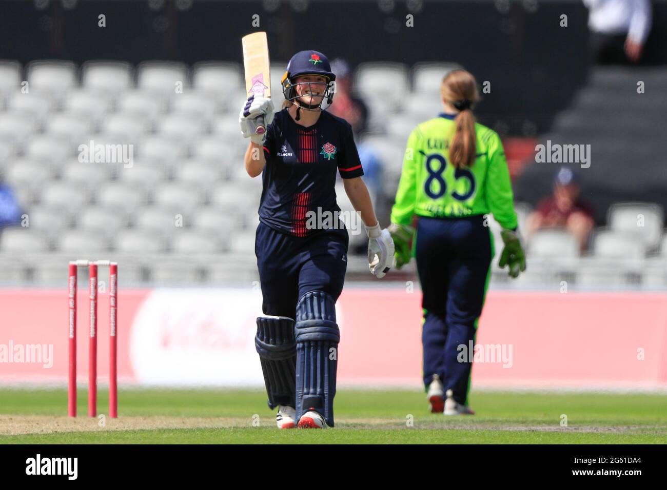 Emma Lamb celebrates her 50 for Lancashire Stock Photo - Alamy