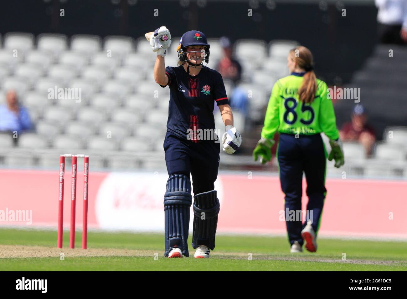 Emma Lamb celebrates her 50 for Lancashire Stock Photo - Alamy