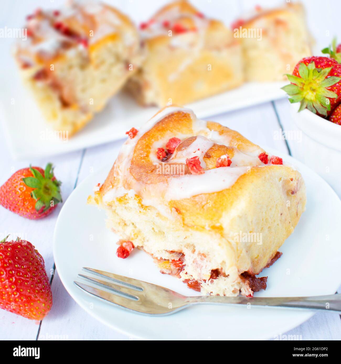 Sweet pastry strawberries jam hi-res stock photography and images - Alamy
