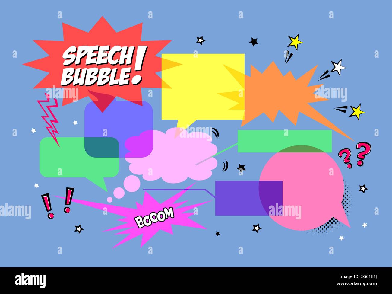 Translucent Speech Bubbles for web. Vector Stock Vector Image & Art - Alamy