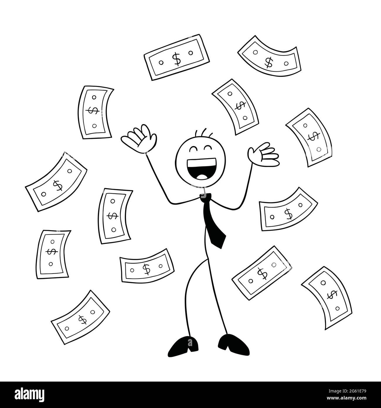 Floating Stick Drawing