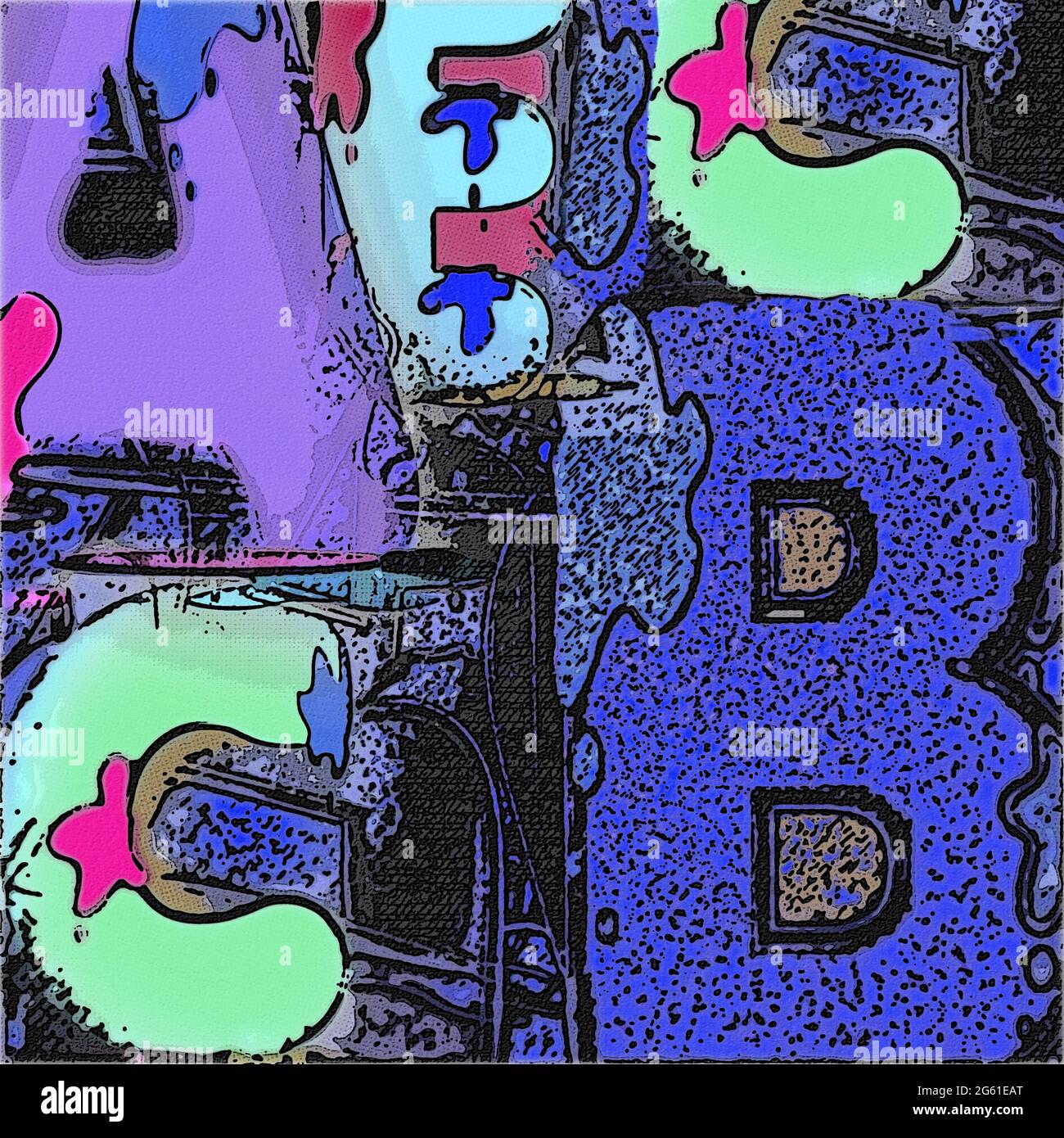 Alphabet letters in creation hi-res stock photography and images - Alamy