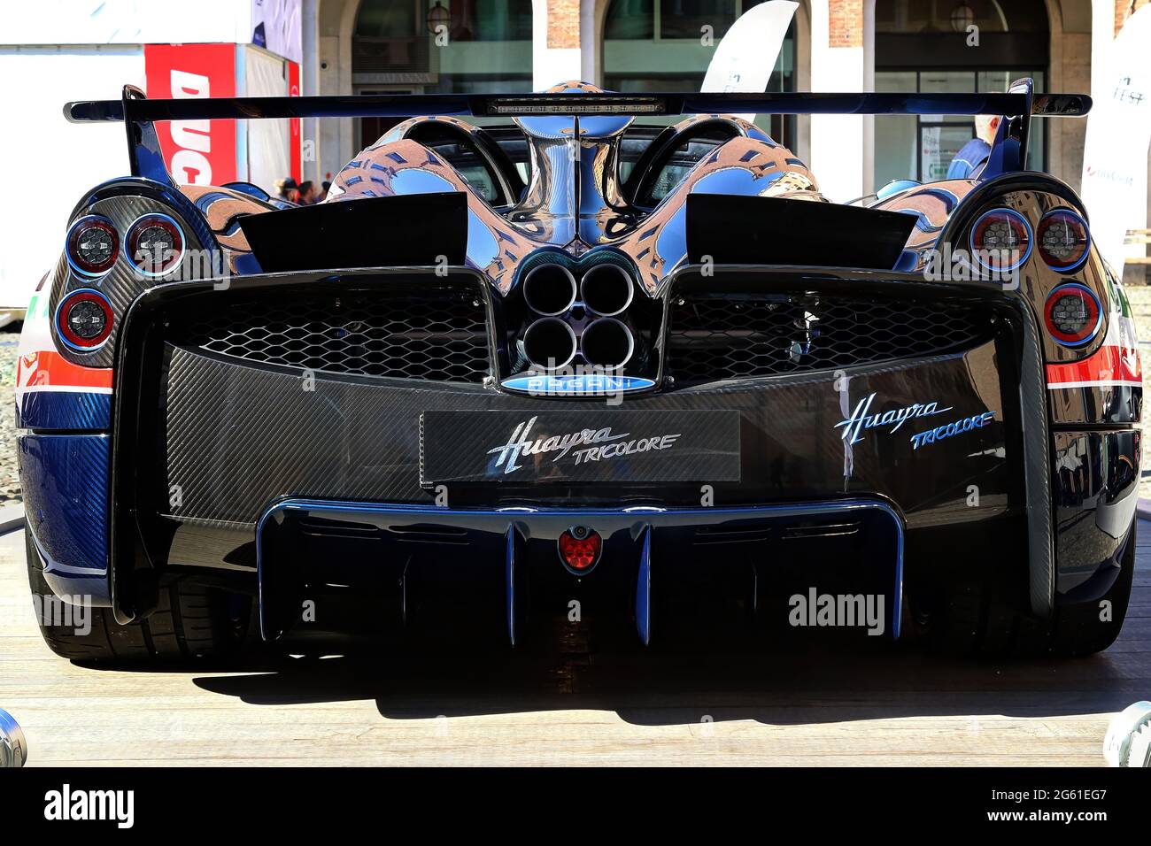 MODENA, ITALY, July 1 2021 - Motor Valley Fest exhibition, Pagani ...