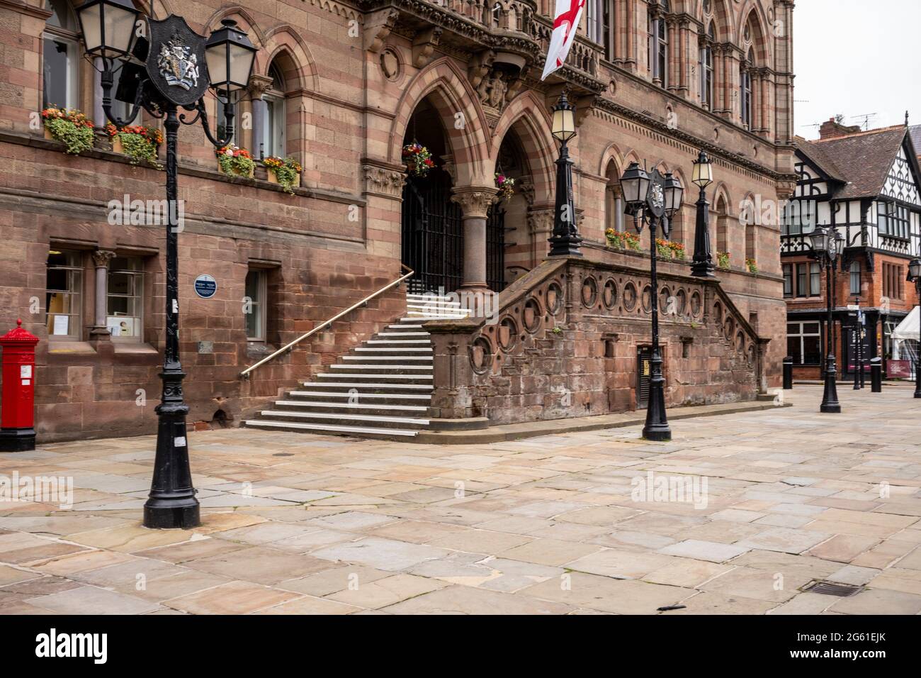 Chester Town Hall, Chester, England. Built 1869 Stock Photo - Alamy