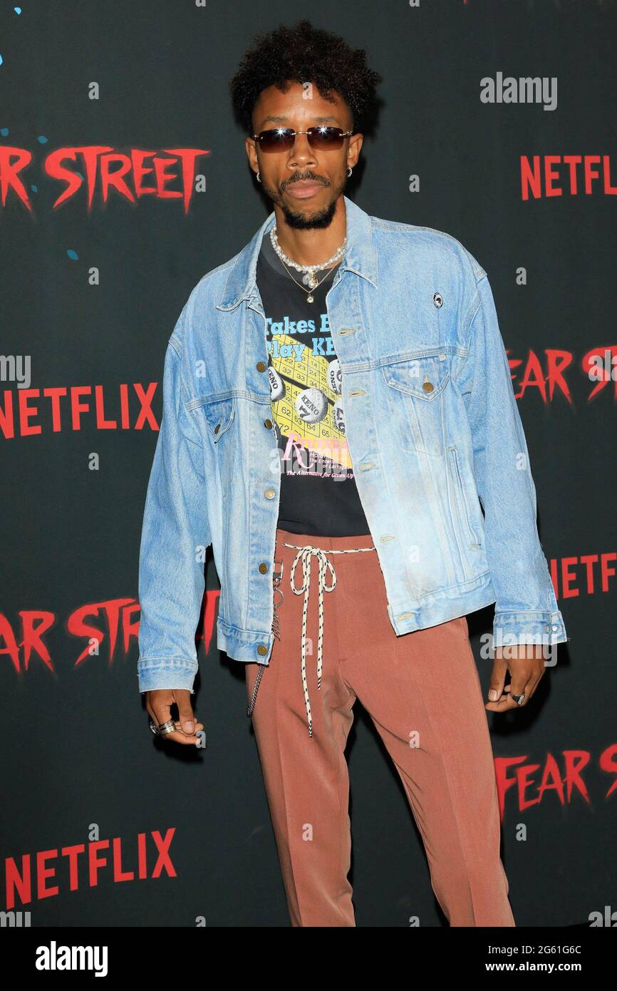 Darrell Britt-Gibson at arrivals for FEAR STREET Netflix Trilogy ...