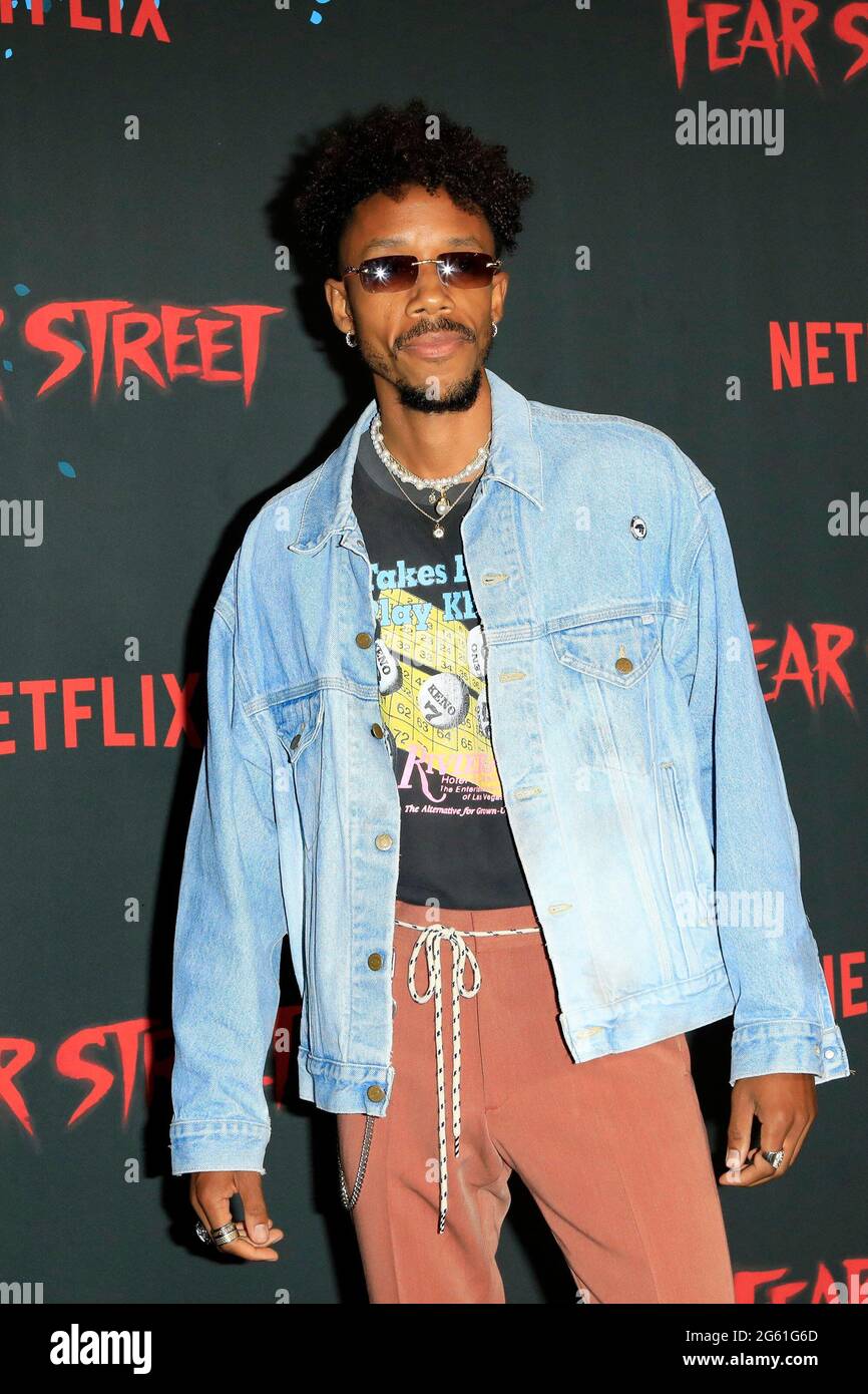 Darrell Britt-Gibson at arrivals for FEAR STREET Netflix Trilogy ...