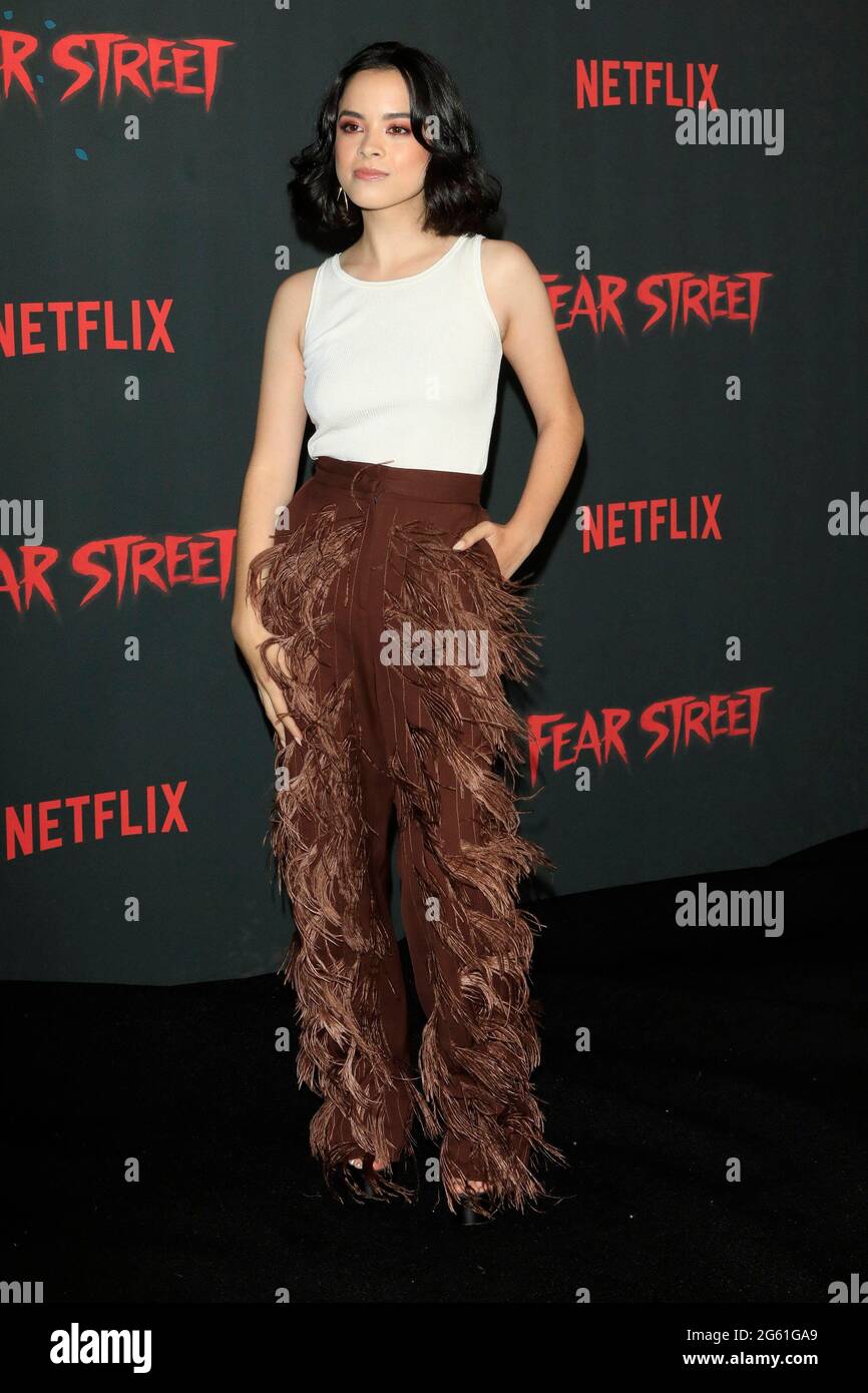 Los Angeles, CA. 28th June, 2021. Julia Rehwald at arrivals for FEAR STREET Netflix Trilogy ...