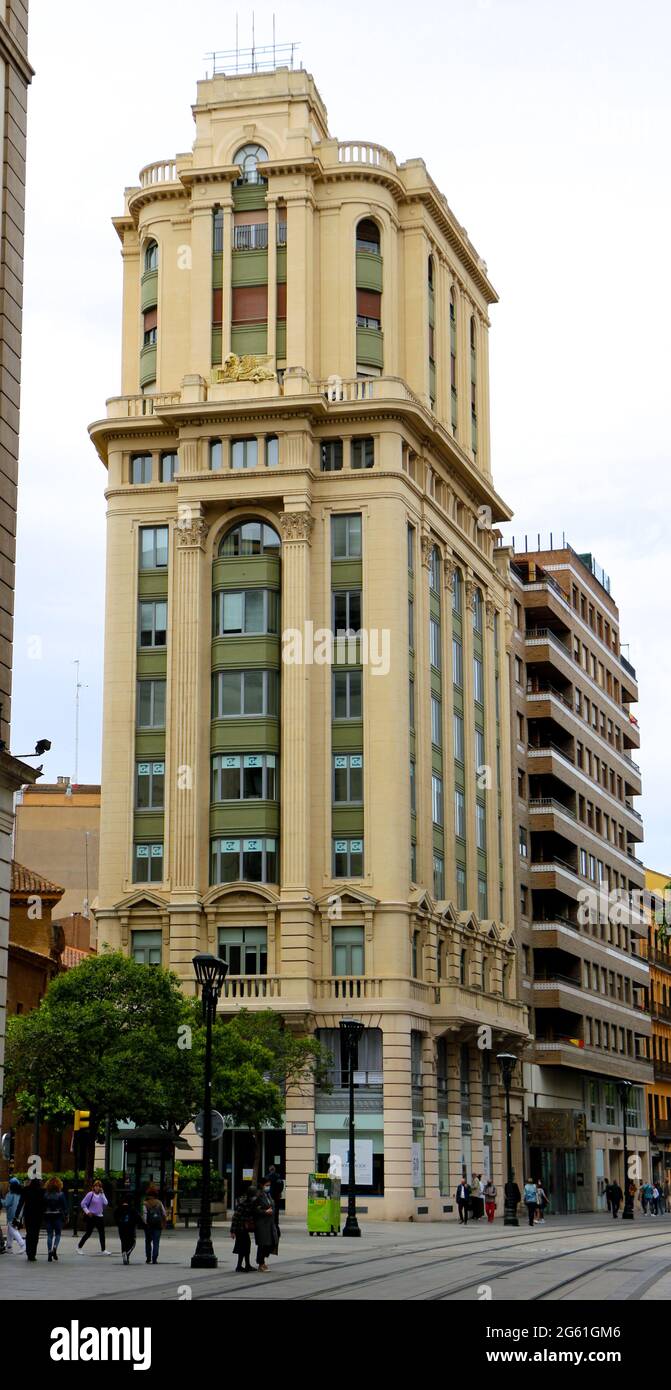 Edificio La Adriática in Calle del Coso built in 1948 Considered to be ...