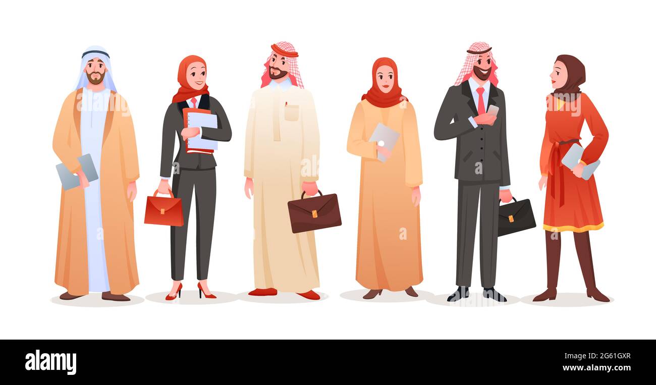 Uae people together Stock Vector Images - Alamy