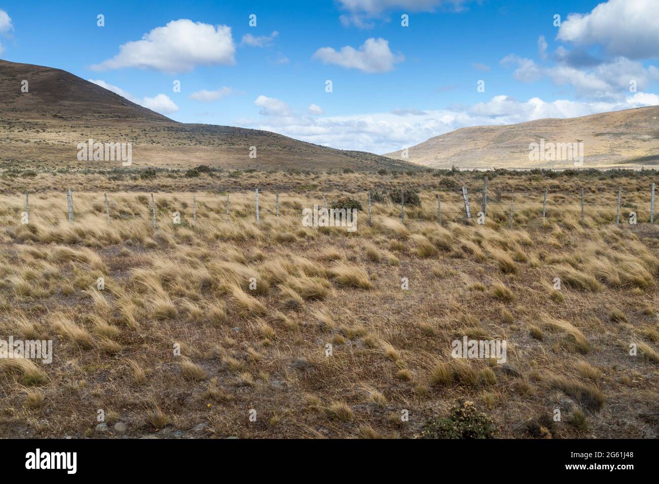 Countryside of Tierra del Fuego island, Chile Stock Photo - Alamy