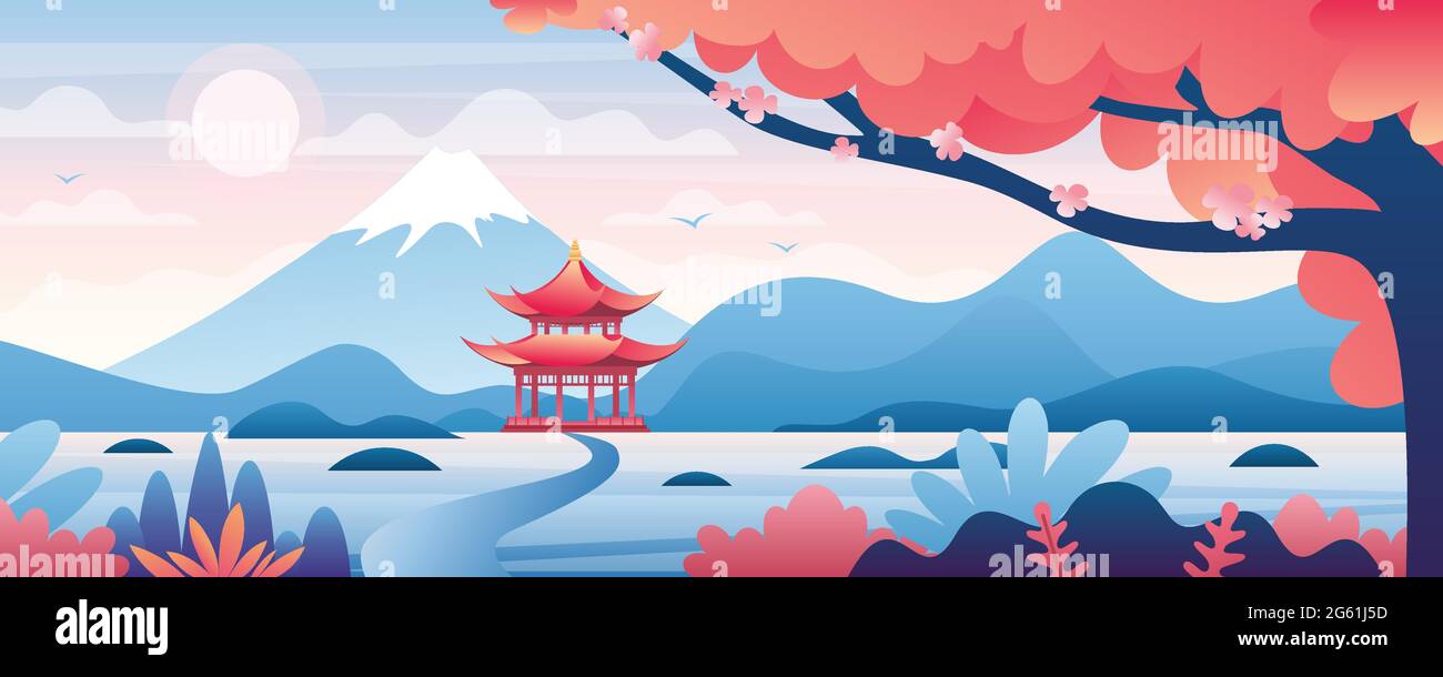 Rural tourism china Stock Vector Images - Alamy