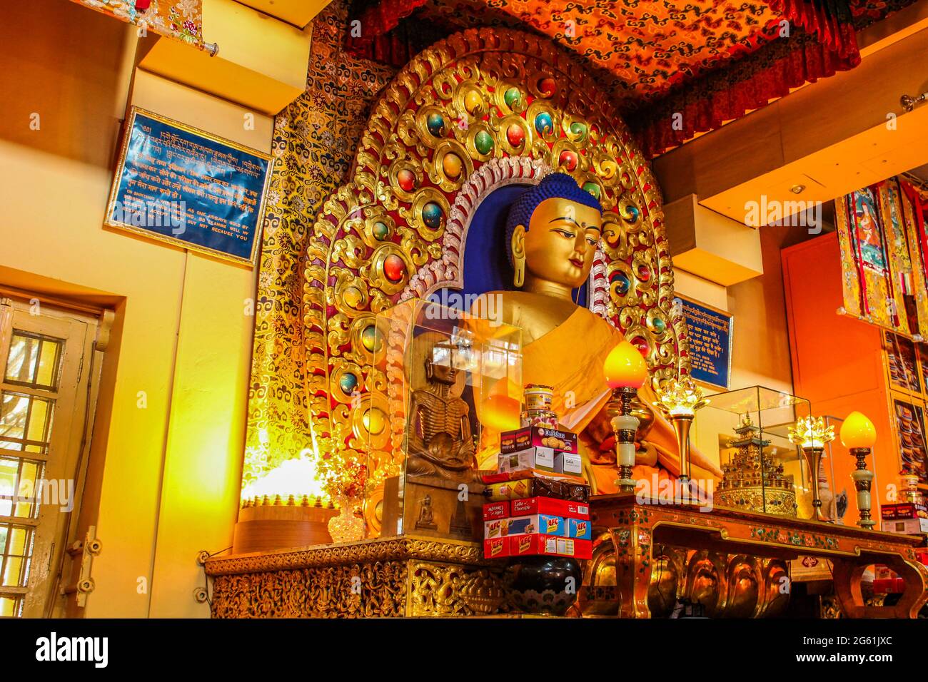 The monastery in Dharamshala, Himachal Stock Photo - Alamy