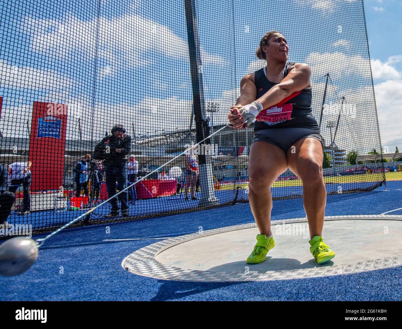 MANCHESTER - ENGLAND 25/27 JUN 21: Tara Simpson-Sullivan competing in ...