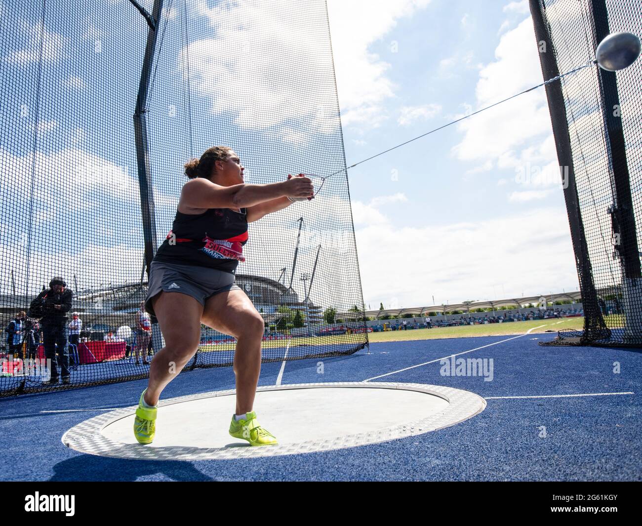 MANCHESTER - ENGLAND 25/27 JUN 21: Tara Simpson-Sullivan competing in ...