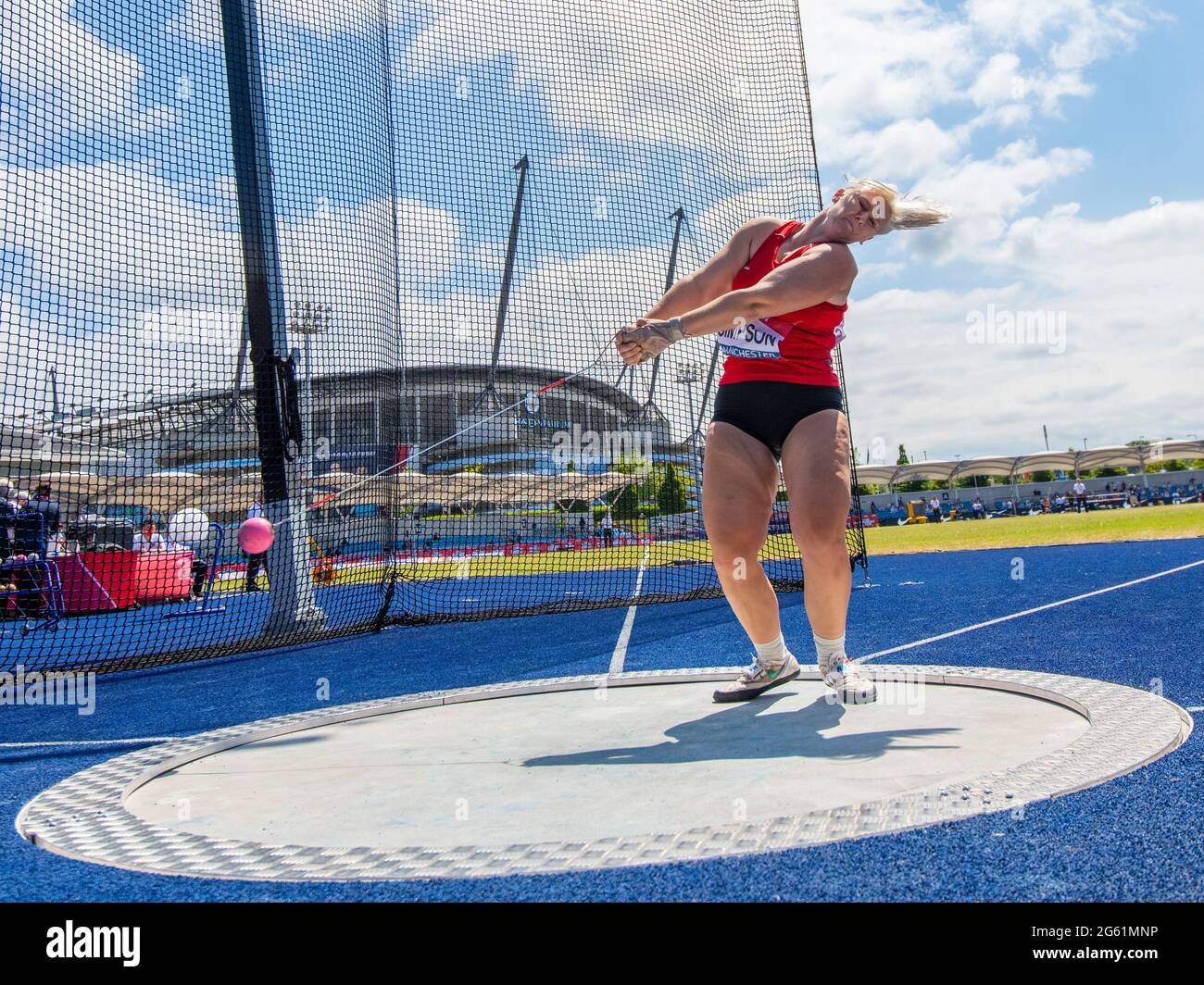 MANCHESTER - ENGLAND 25/27 JUN 21: Amber Simpson competing in the ...
