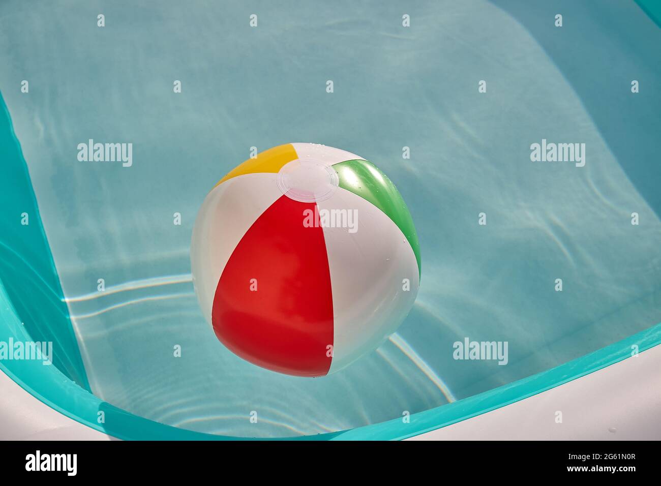 Ball in the water Stock Photo - Alamy