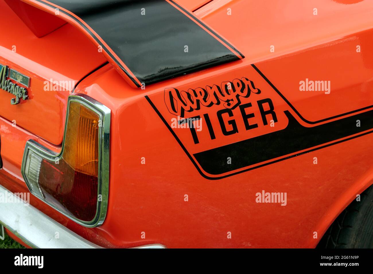 Hillman Avenger Tiger rear wing. Burnley Classic Vehicle Show 2021 ...