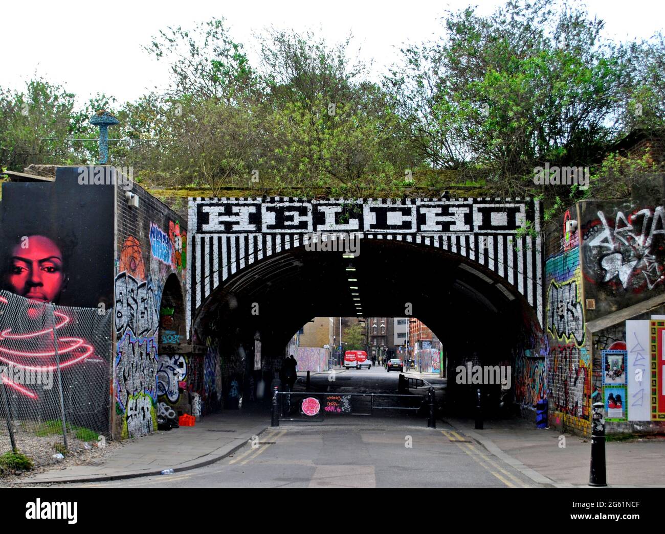 Prolific graffiti artist Helch strikes again having painted this ...