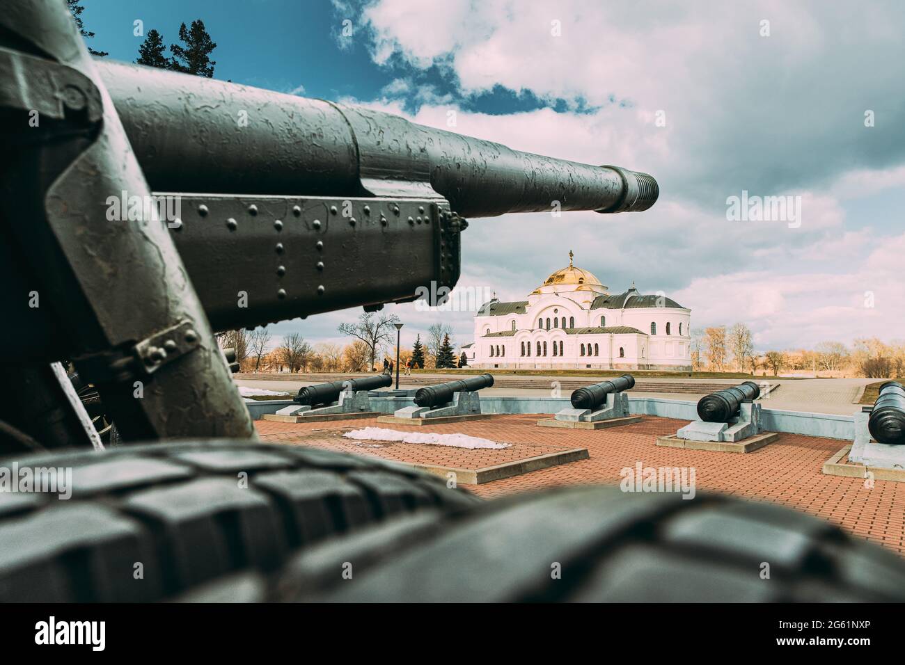 Brest, Belarus. Brest Hero Fortress Memorial Complex. St. Nicholas ...