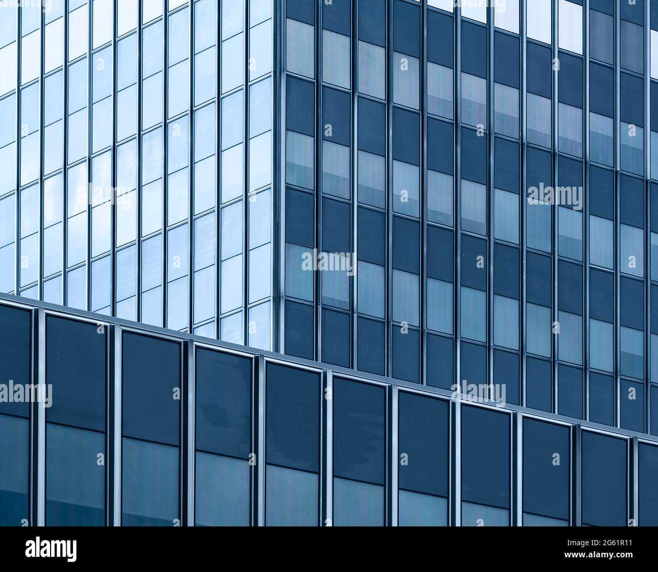 Architectural abstract of the geometric modern glass State Farm ...