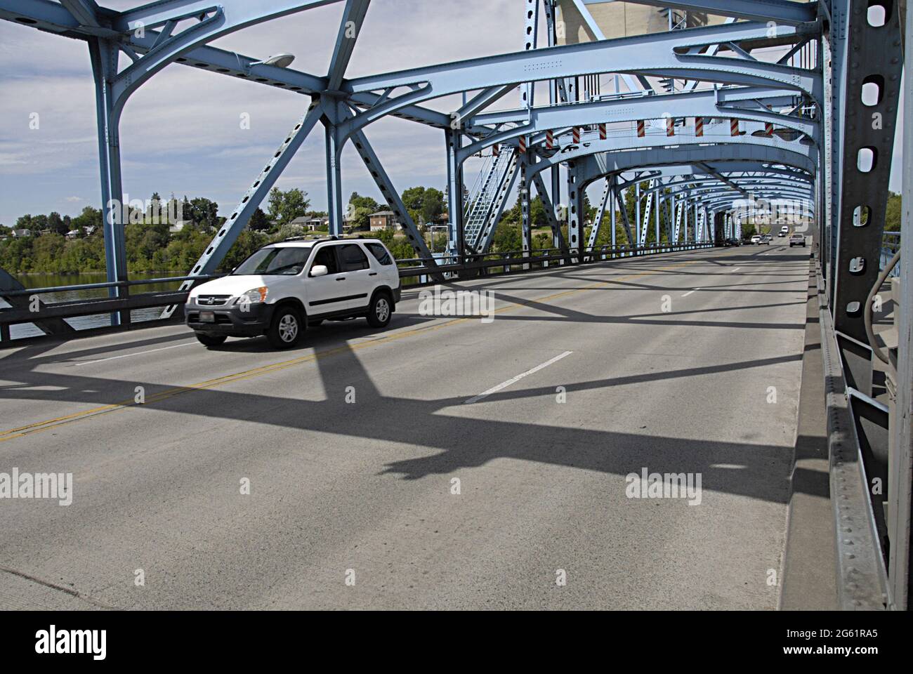 LEWISTON/IDAHO STATE/USA-Blue Snake river bridge 19 2014 (Photo by ...