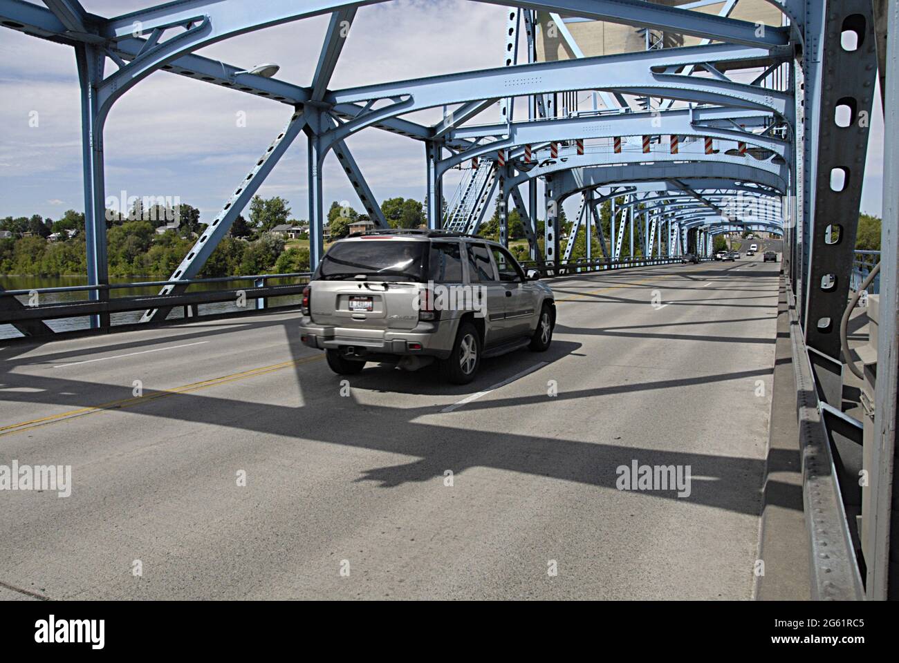 LEWISTON/IDAHO STATE/USA-Blue Snake river bridge 19 2014 (Photo by ...