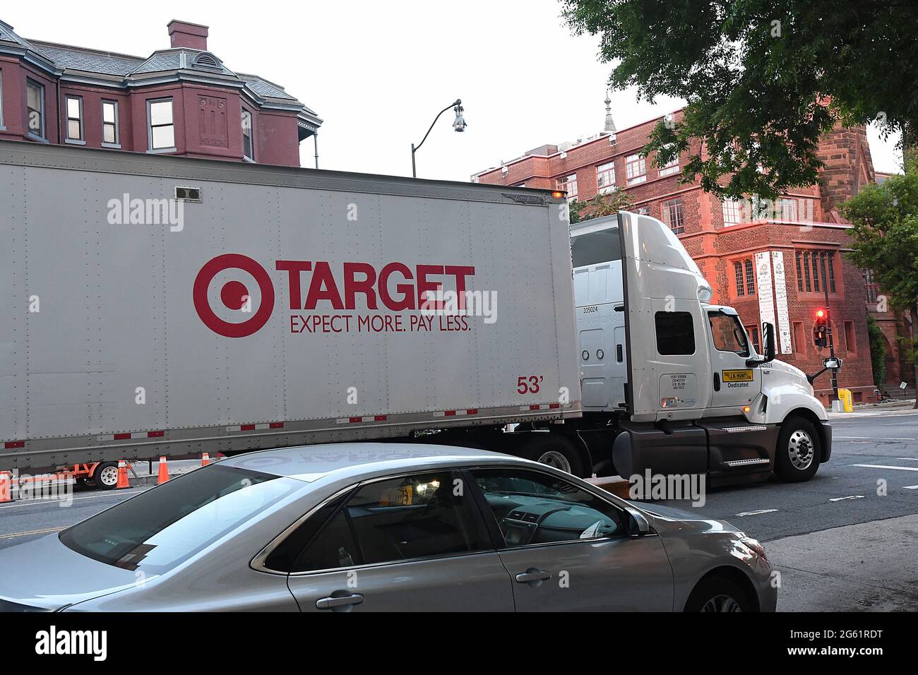 Target store delivery truck hi-res stock photography and images - Alamy
