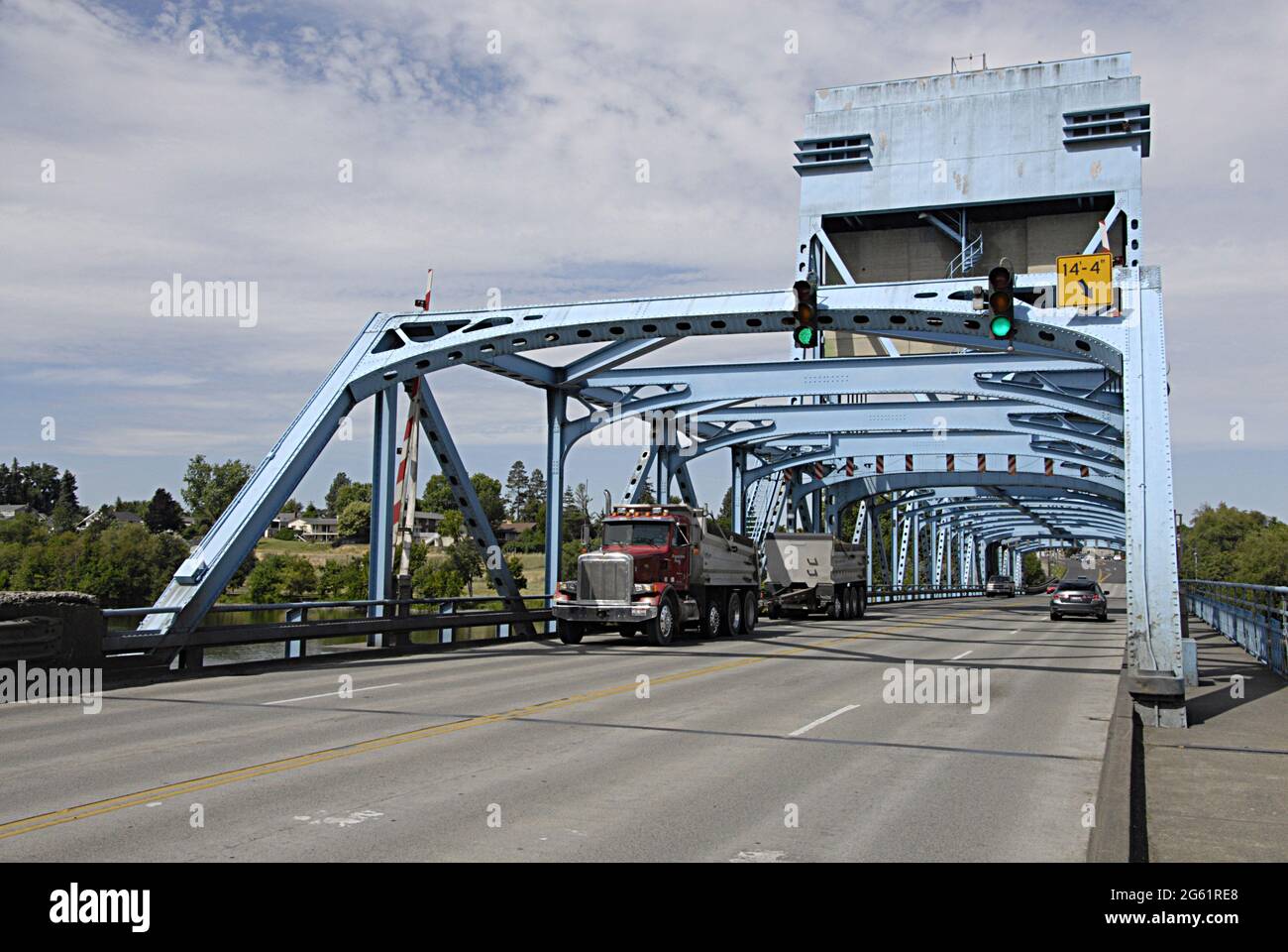 LEWISTON/IDAHO STATE/USA-Blue Snake river bridge 19 2014 (Photo by ...