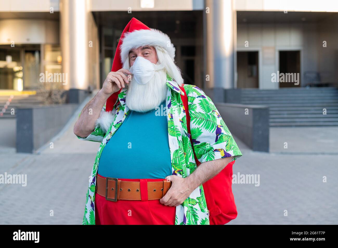 Hawaiian Santa Costume