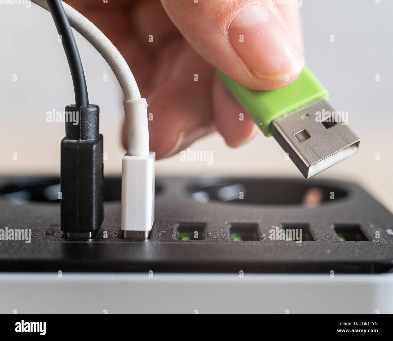 Multiport cord hi-res stock photography and images - Alamy
