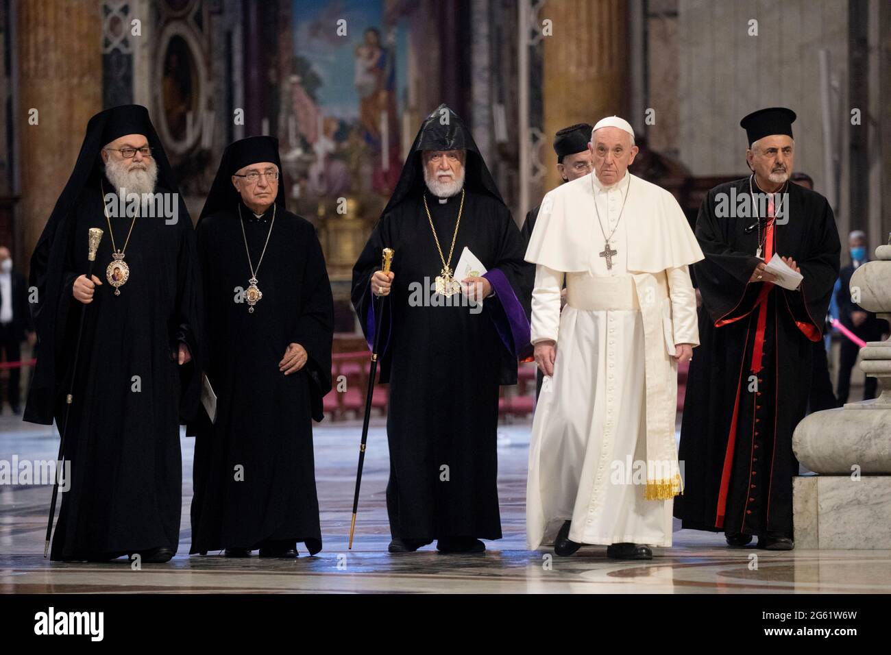 Rome, Italy. 01st July, 2021. July 1, 2021 : The Patriarch of the ...
