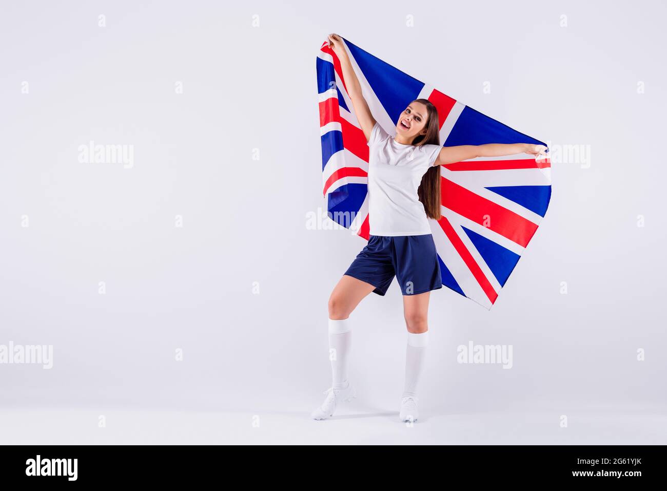 English fan full body hi-res stock photography and images - Alamy