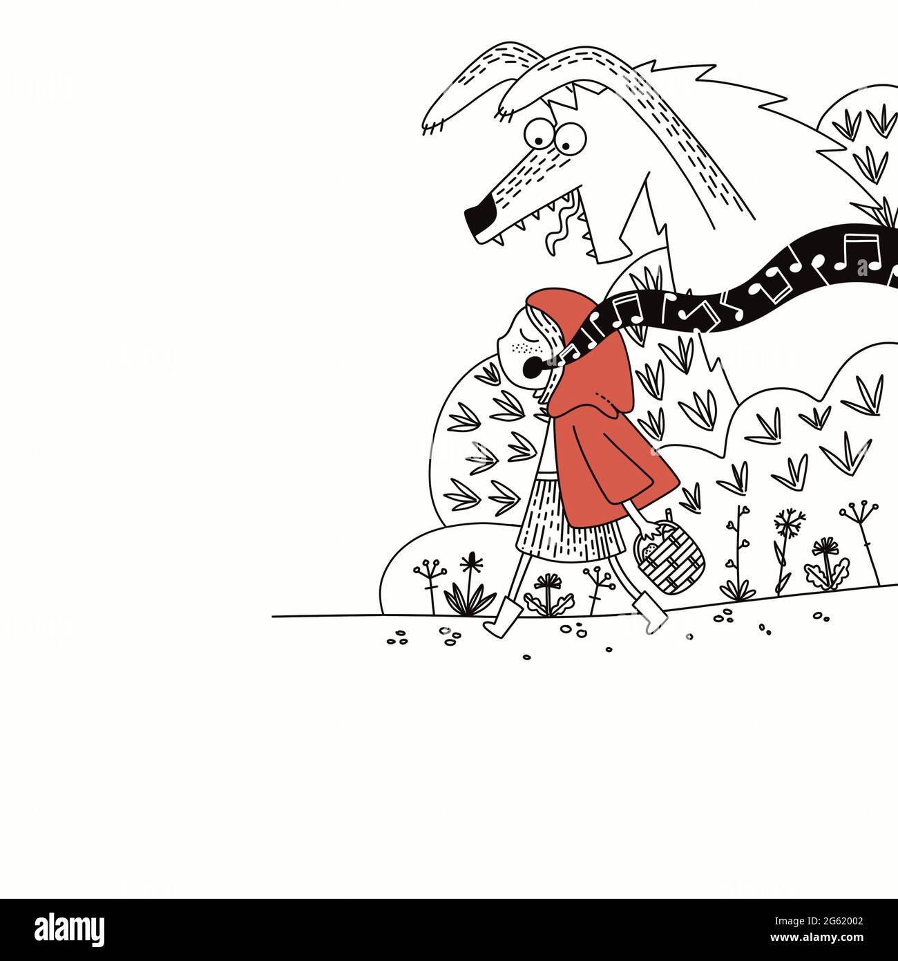 Evil Little Girl Drawing